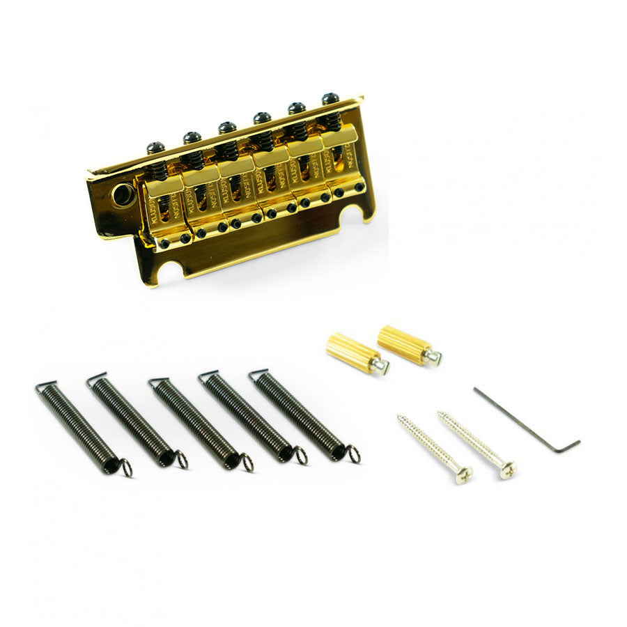 Kluson 2-Post Steel Block Tremolo 2 1/16" (52.5mm) Gold K2PTG — Vision ...