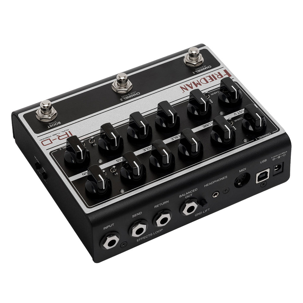 Friedman IR-D Dual-Channel Tube Preamp High Voltage Dual-Tube Direct S ...