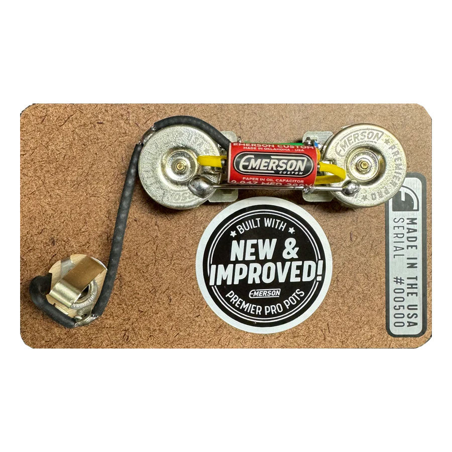 Emerson Custom P-Bass Prewired Kit Premier Pro Pots PB-PREMIER — Vision ...