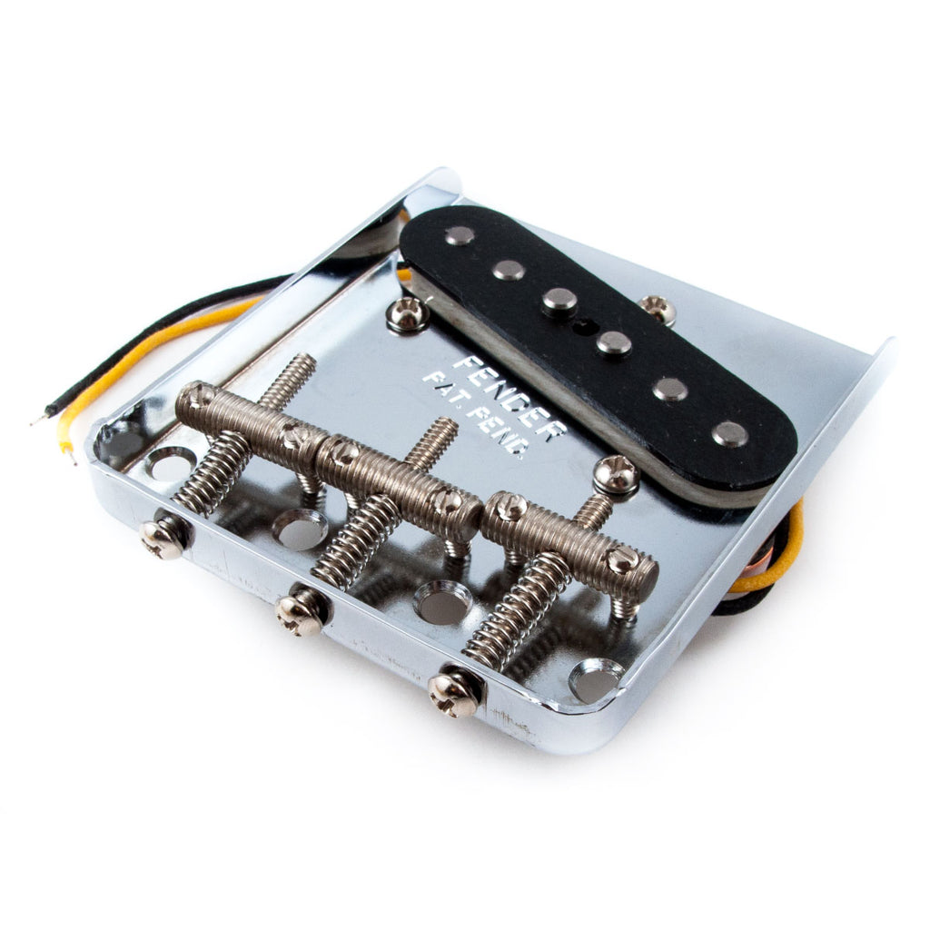 Fender 62 Tele Custom Bridge Assembly with Pickup Threaded Saddles 005 ...