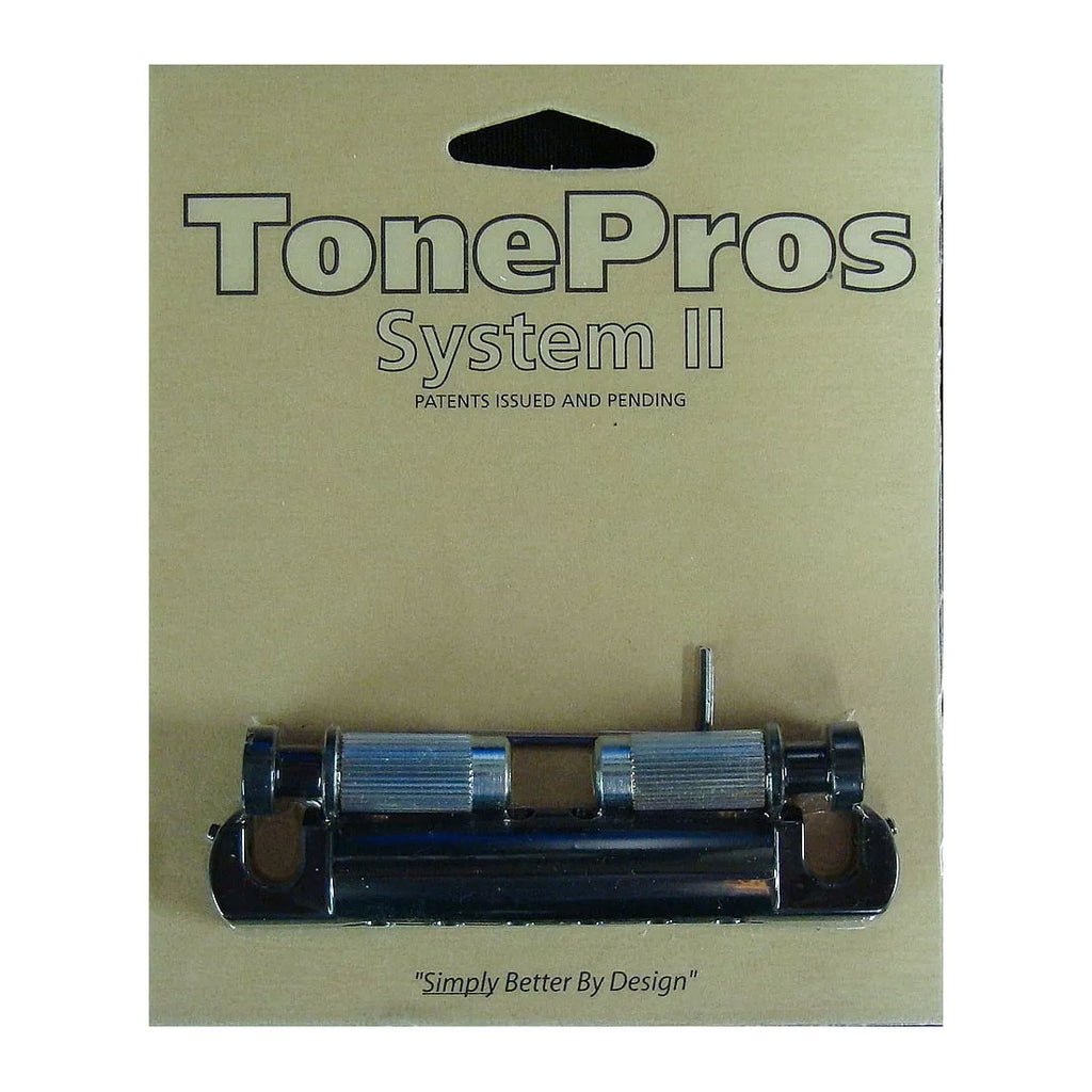 TonePros Standard Locking Stop Tailpiece T1ZS-C CHROME | Vision Guitar