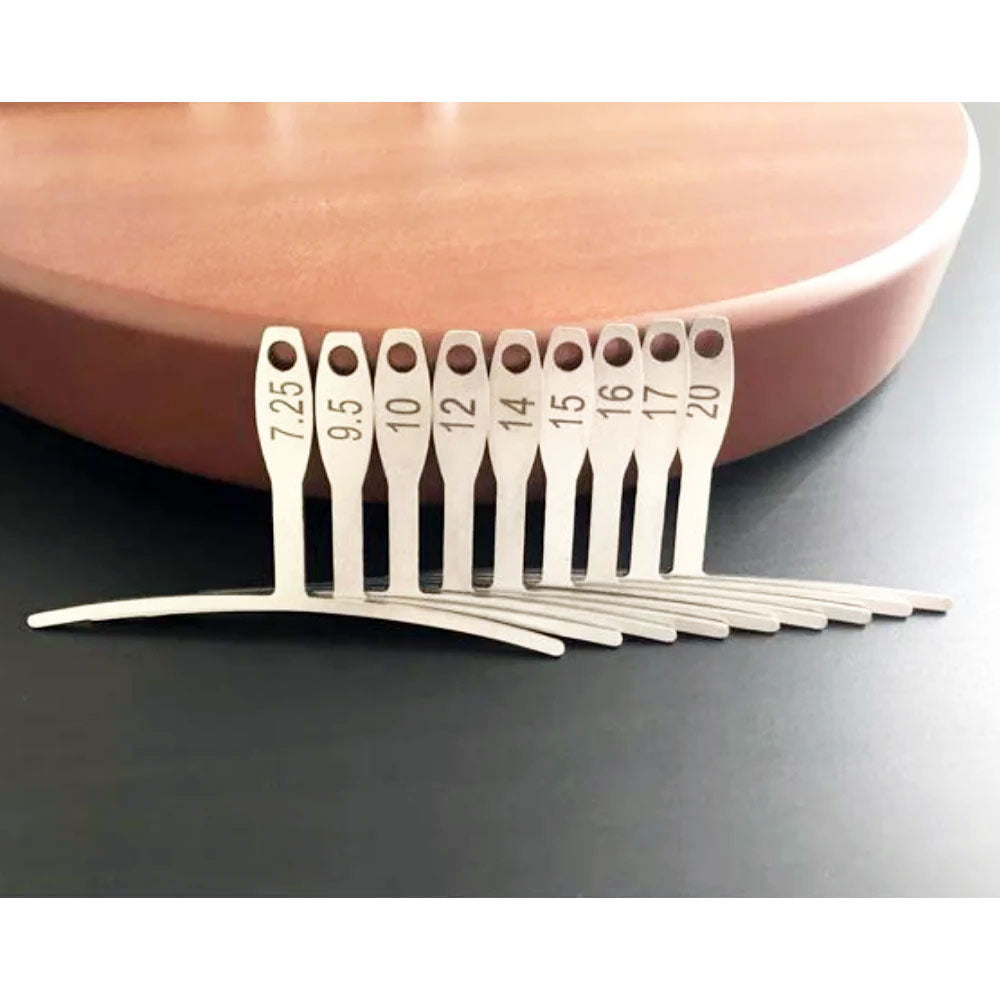Understring Fretboard Radius Gauges Set of 9 LT-1700-000 — Vision Guitar