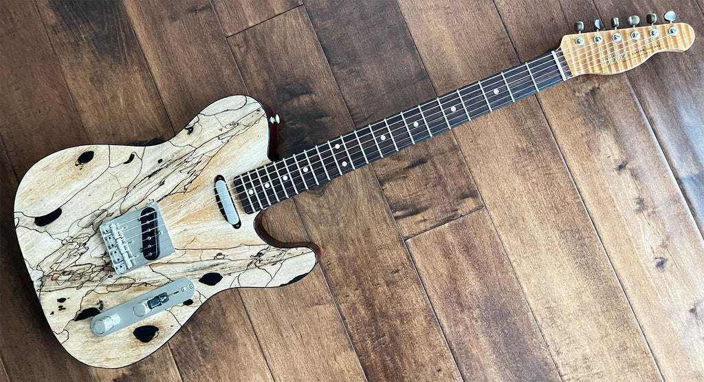 Xotic XTC-1 Namm 2020 Spalted Maple Electric Guitar | Vision Guitar
