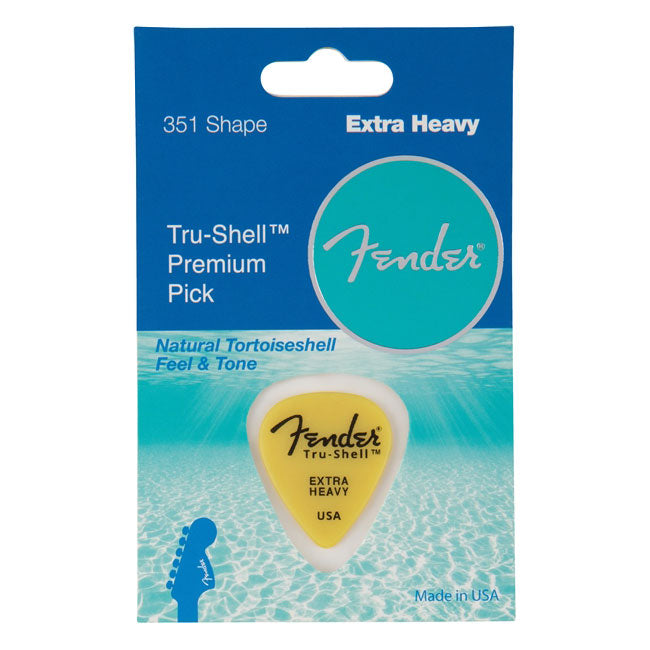 Fender Tru-Shell Picks 351 Shape Extra Heavy | Vision Guitar