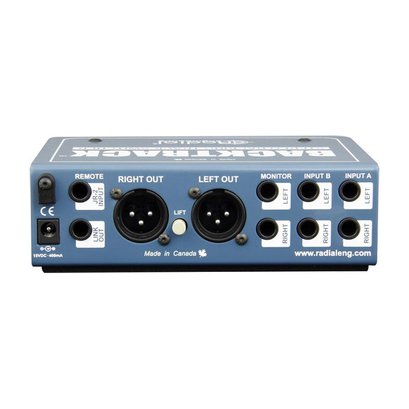 Radial Backtrack Stereo Backing Track Switcher — Vision Guitar