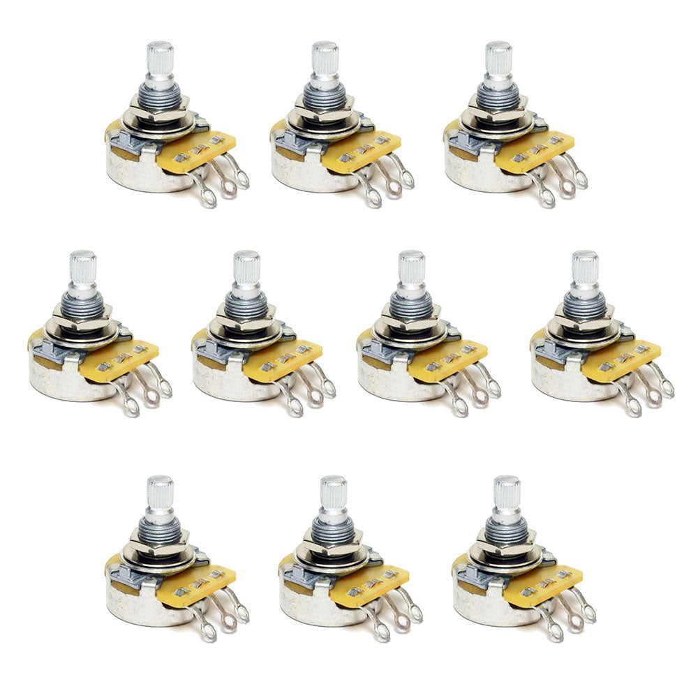 CTS 500k Audio Taper Volume Tone Pot 10 Pack | Vision Guitar