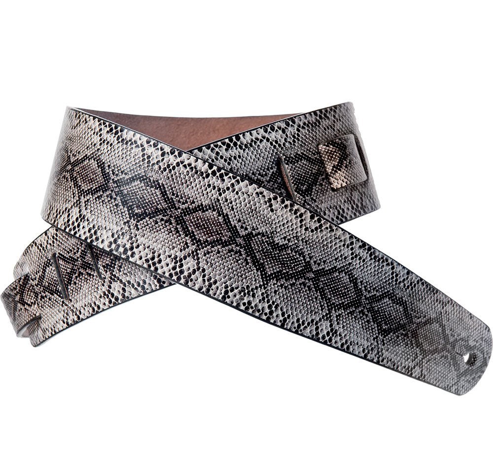 Planet Waves Genuine Leather Python Guitar Strap | Vision Guitar