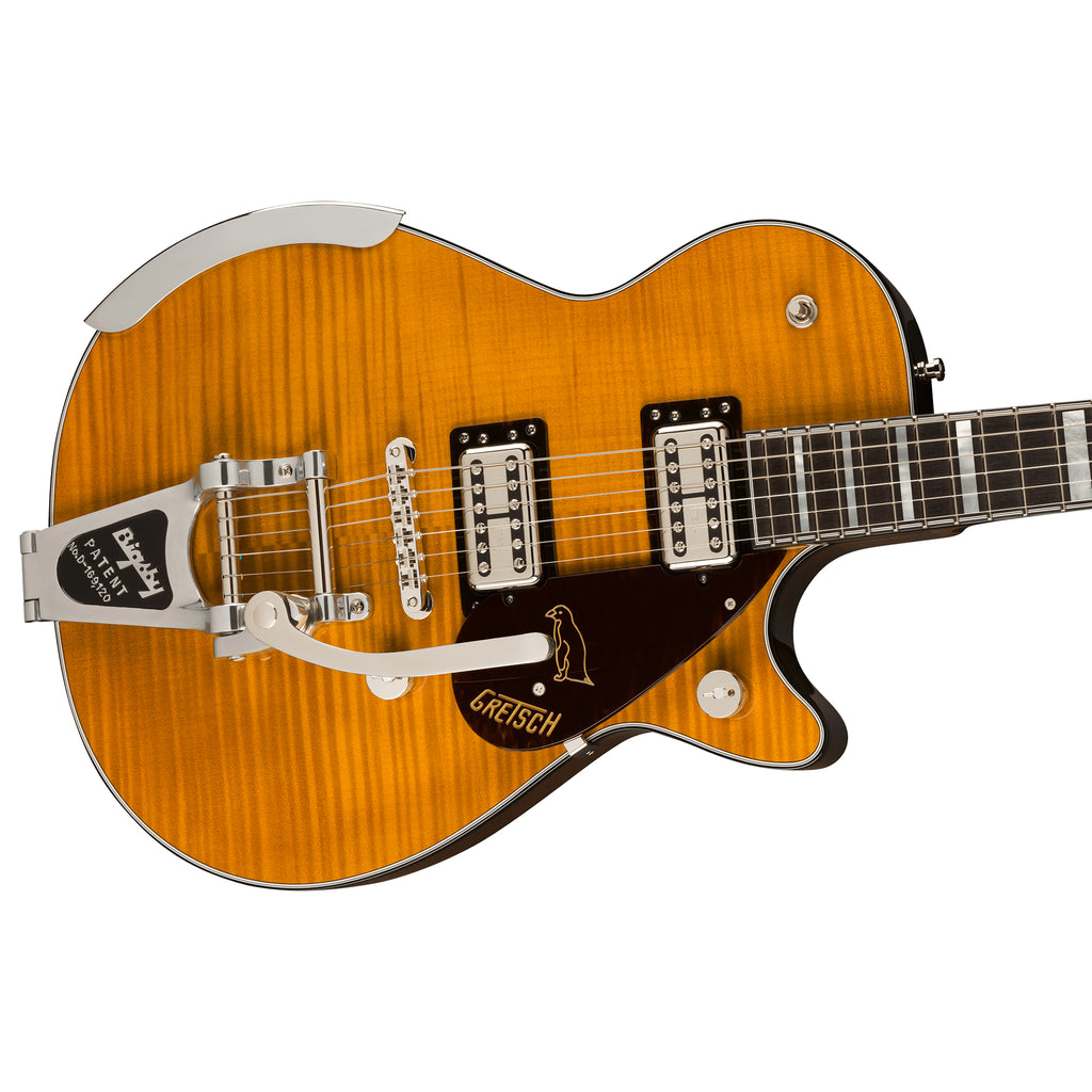 Gretsch G6134TFM-NH Nigel Hendroff Signature Penguin Amber Flame 24007 ...
