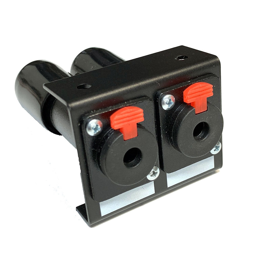 2-Port Side-Mountable Interface Jack Panel Kit For | Vision Guitar