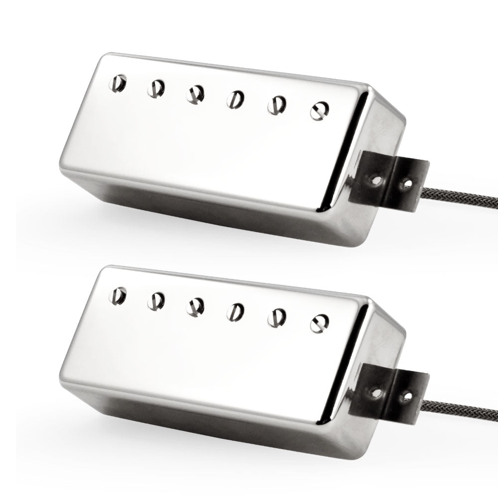 Fralin Pickups Mini Humbucker Pickup Set 4% Overwound Nickel Covers ...