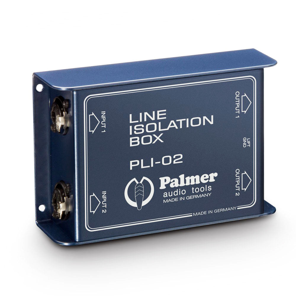 Palmer Audio Tools PLI-02 Line Isolation Box 2 Channel | Vision Guitar