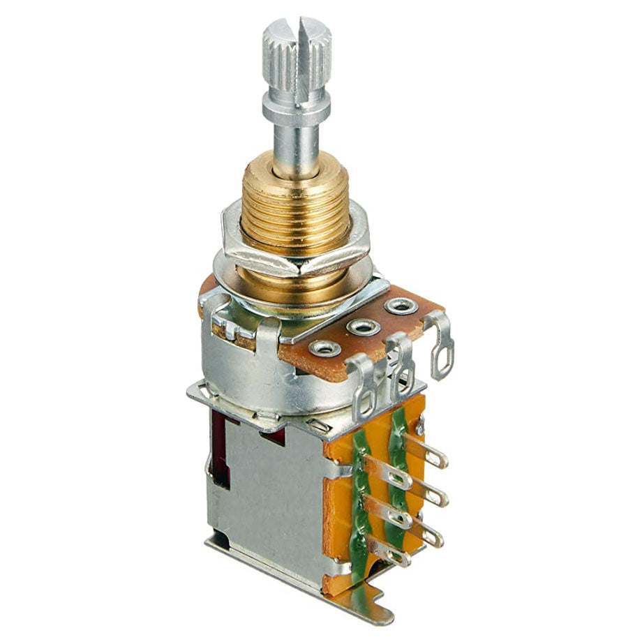 500K DPDT Push-Push Audio Taper Potentiometer Mini Pot | Vision Guitar